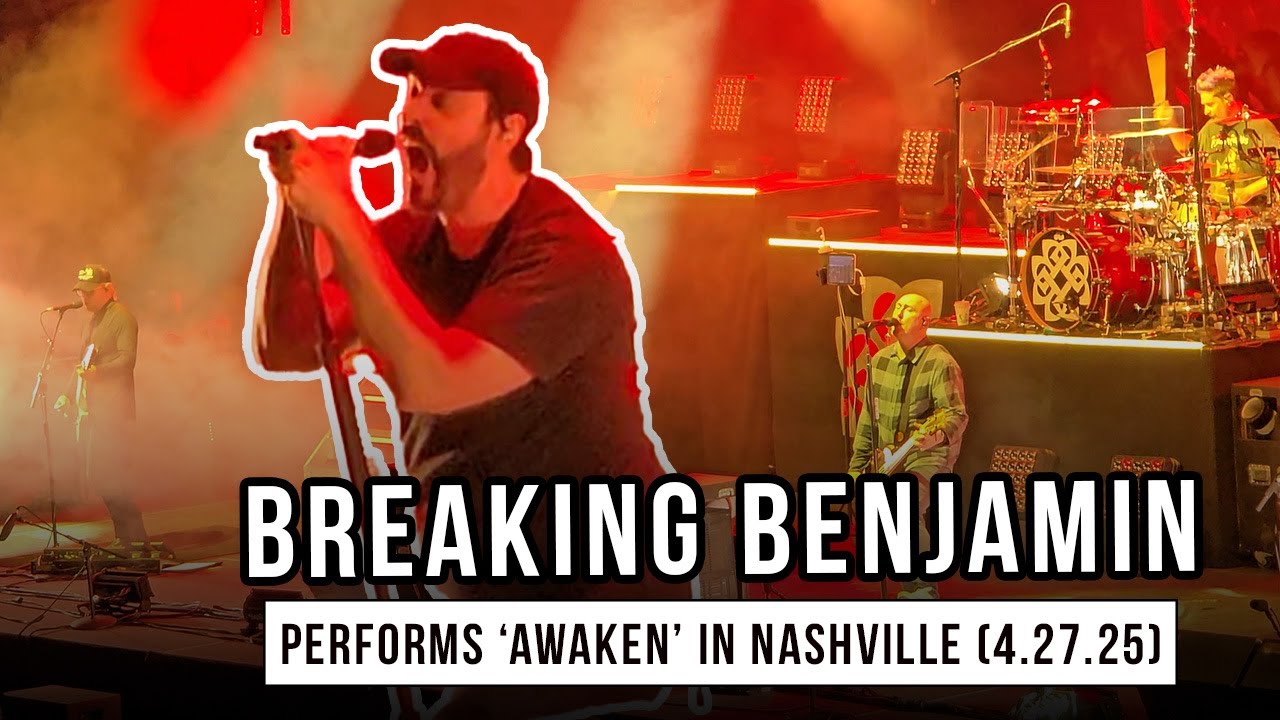 Breaking Benjamin Performs 'Awaken' Live for 2nd Time | Nashville 4/27 ...