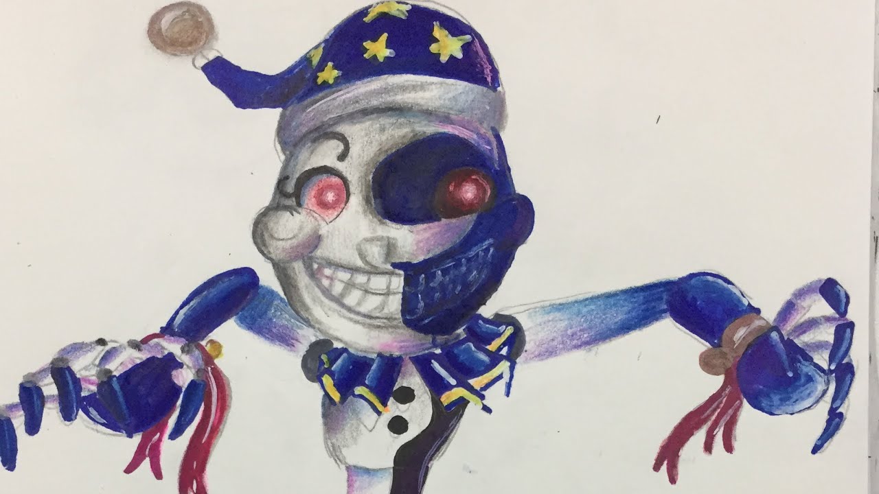 Drawing Moondrop (Five Night’s at Freddy’s Security Breach) - YouTube