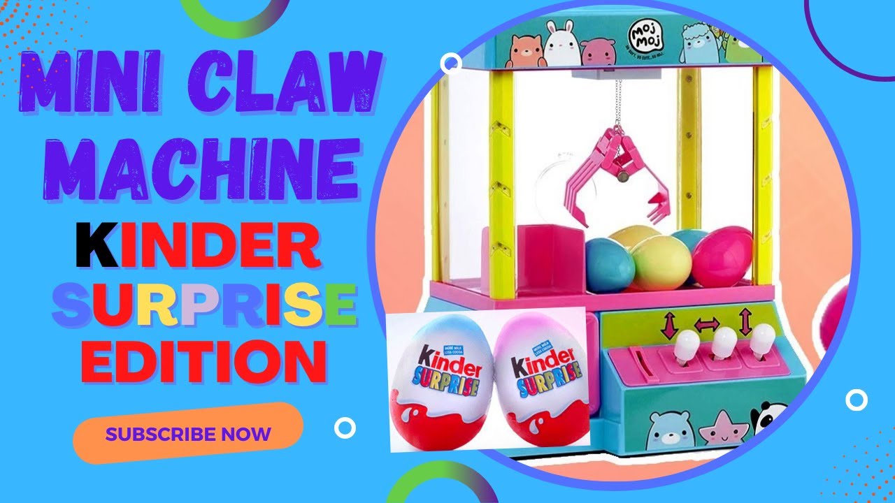 Mini Claw Machine: Kinder Surprise Edition | Choy's Toys TV - YouTube