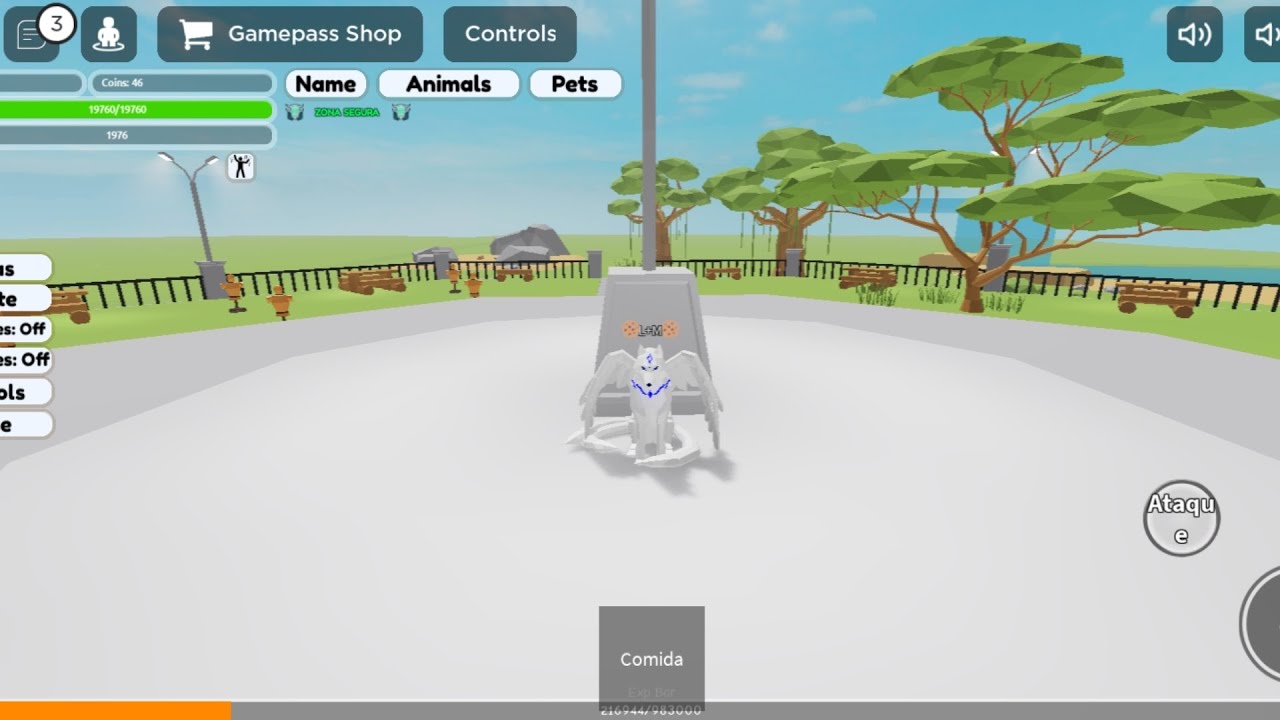 como conseguir o lobo com asas no Roblox - YouTube