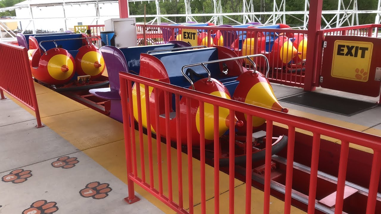 Valleyfair Snoopy's Rocket Express On-Ride (No Copyright) - YouTube