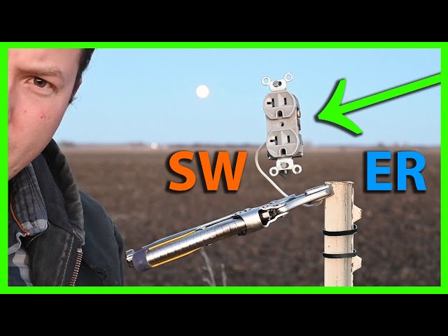 Powering a Light With a Fence Post & Scrap Wire - SWER (Single Wire ...