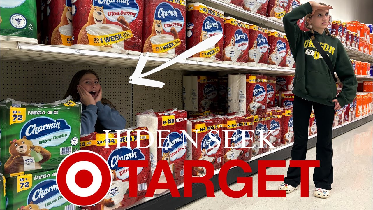 HIDE N SEEK IN TARGET!! (with friends) - YouTube