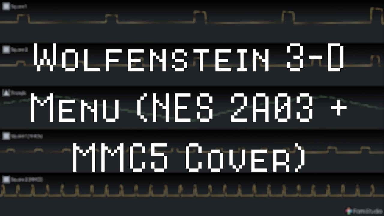 Wolfenstein 3-D: Menu (NES 2A03 + MMC5 Cover) - YouTube
