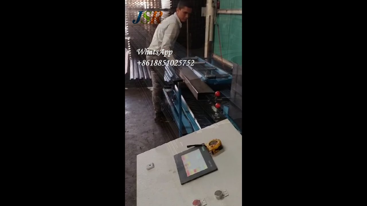 how to make the step beams for storage racks - YouTube