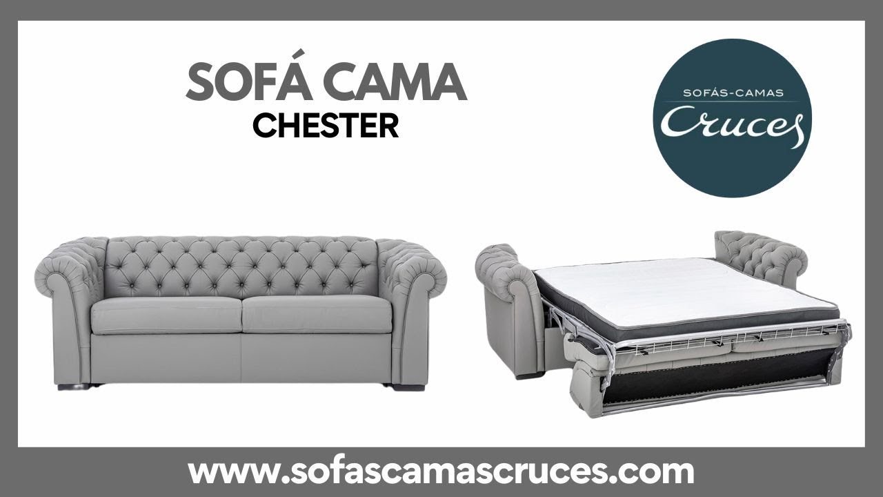 Sofá Cama Chester | Diseño Exclusivo de Sofás Camas Cruces, hecho en España 🇪🇦 - YouTube