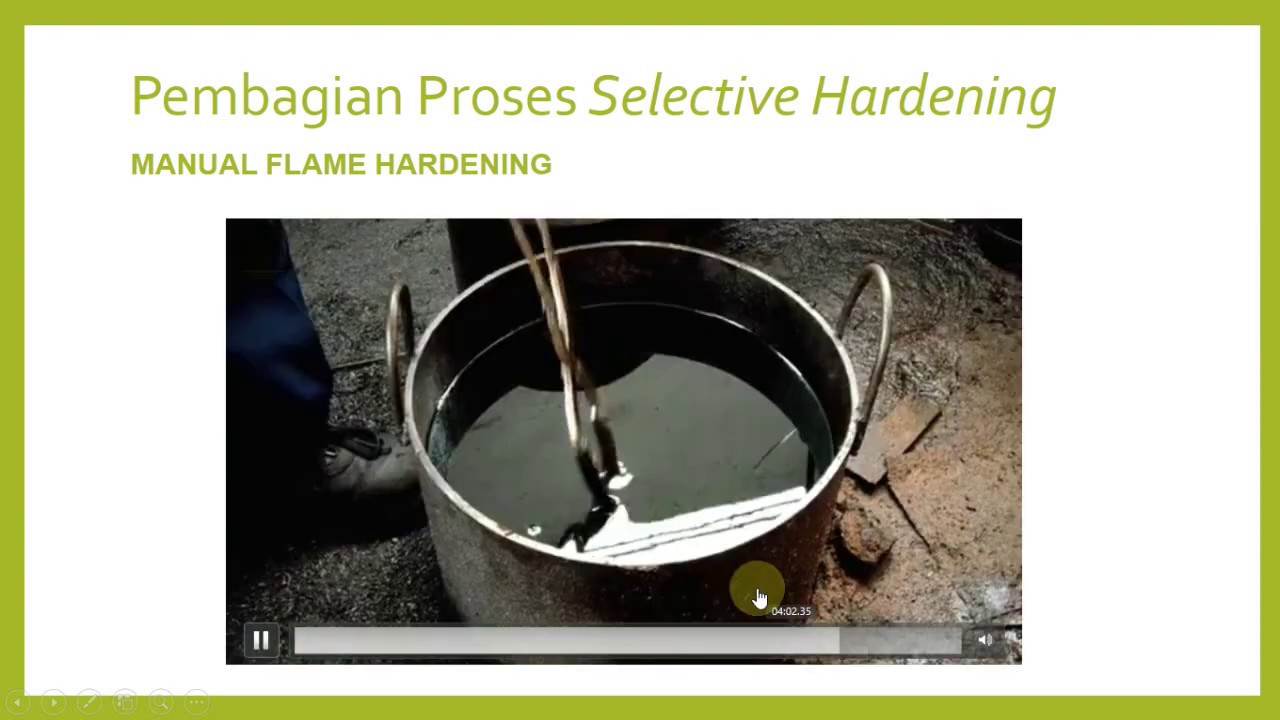Proses Selective Hardening - YouTube
