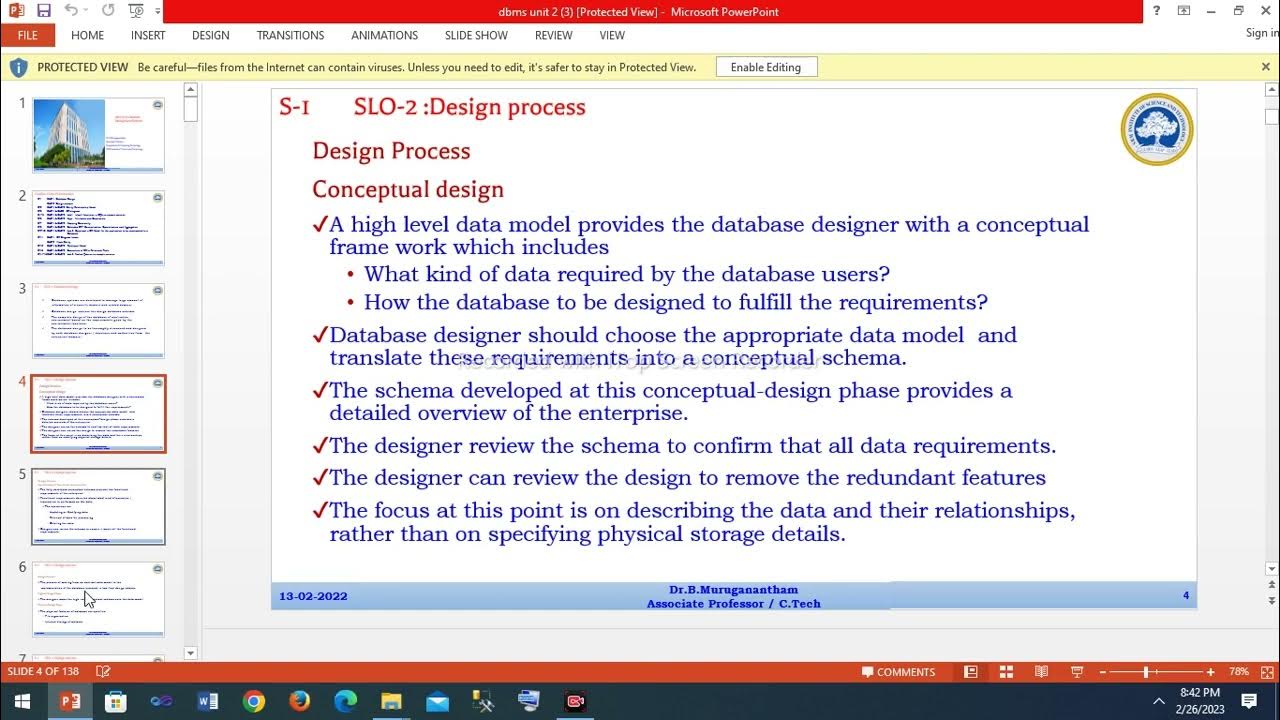 Database design concept - YouTube