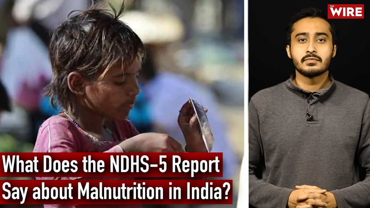 What Does the NFHS-5 Report Say about Malnutrition in India? - YouTube