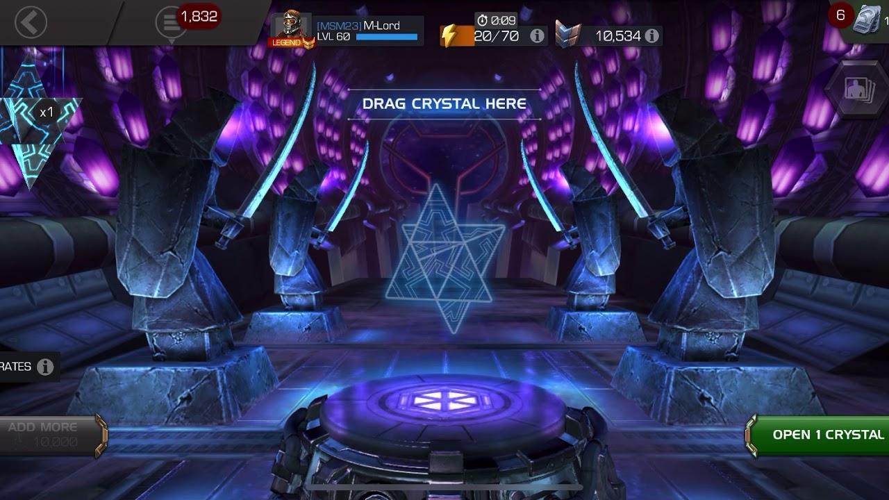6 star crystal opening Mcoc - YouTube