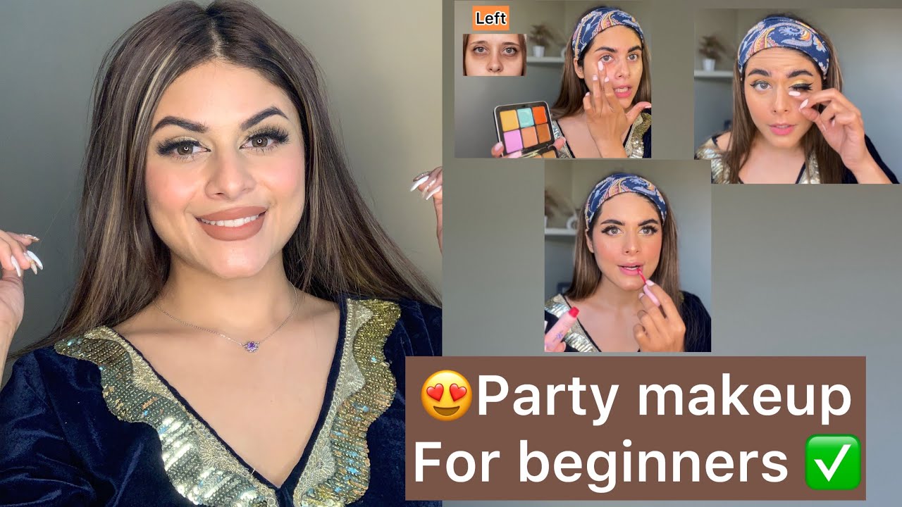 😳 Party Makeup for Beginners 😍 #stepbystep #makeuphacks # ...