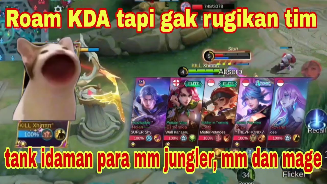 ROAM KDA KANG RUSUH BIKIN LAWAN KESEL...!!! | MOBILE LEGEND GAMEPLAY ...