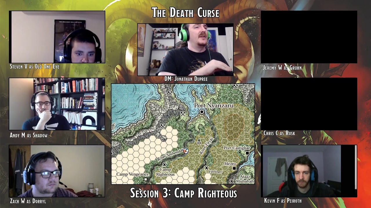 Camp Righteous | The Death Curse | Session 3 (D&D 5th Edition) - YouTube