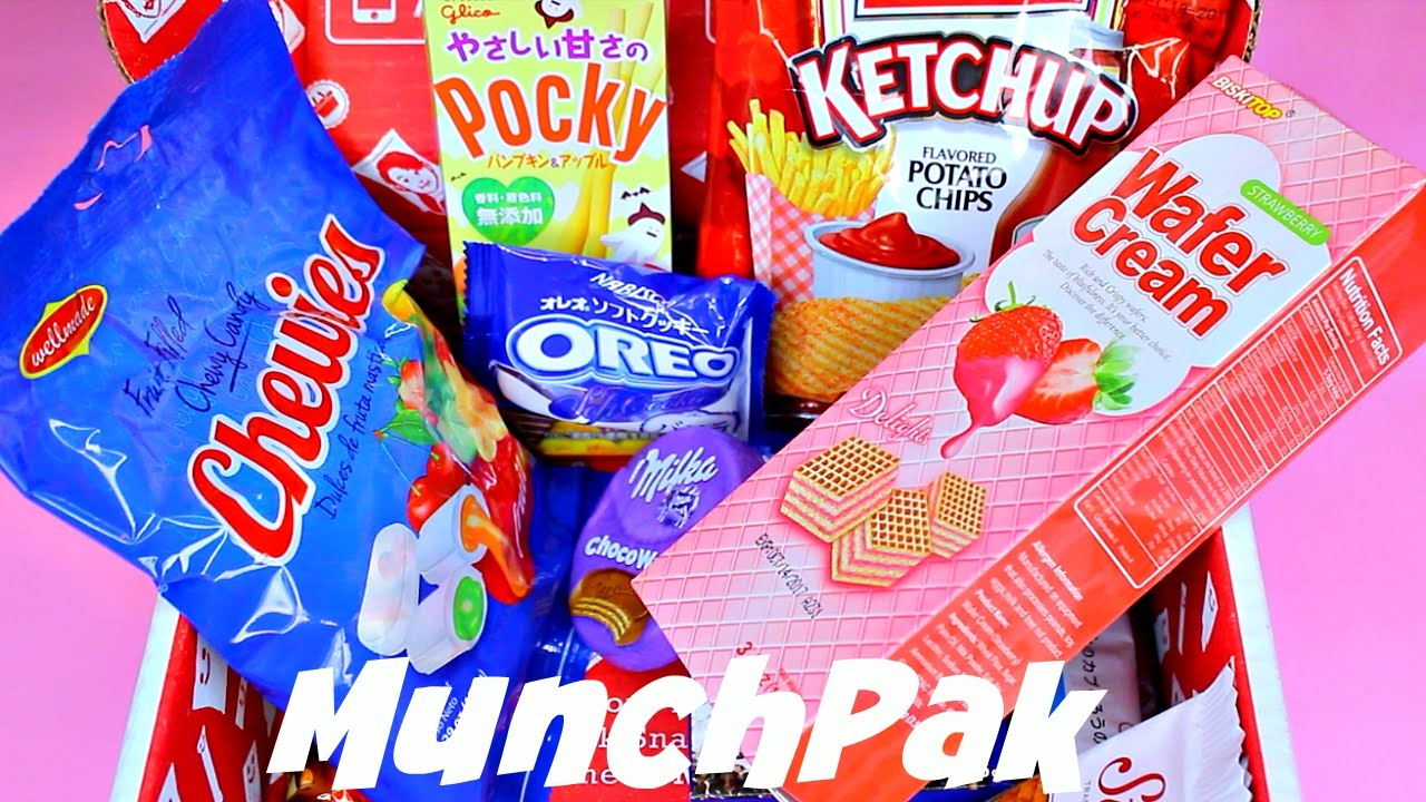 MunchPak | BEST SNACK SUBSCRIPTION BOX - YouTube
