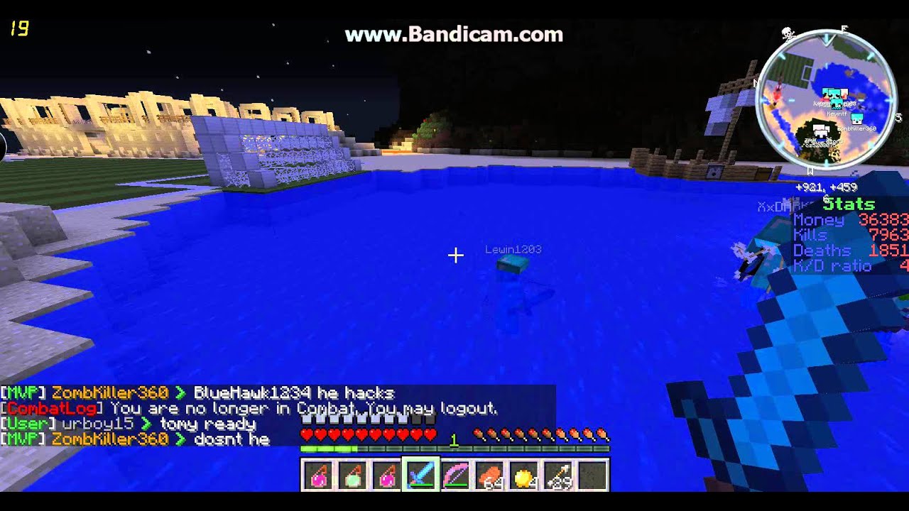 Lewin1203 Kill Aura Hacks - YouTube