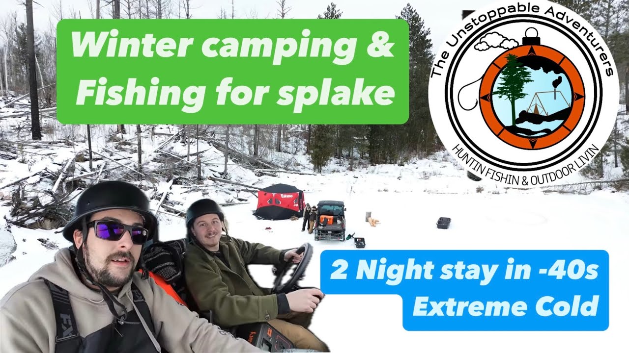2 Night Winter Camping & Fishing in Northern ON (Part 1 of 2) - YouTube