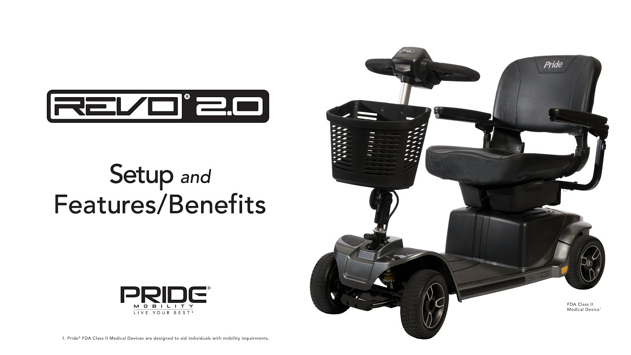 Setup and Features of the Revo™ 2.0 Mobility Scooter - YouTube