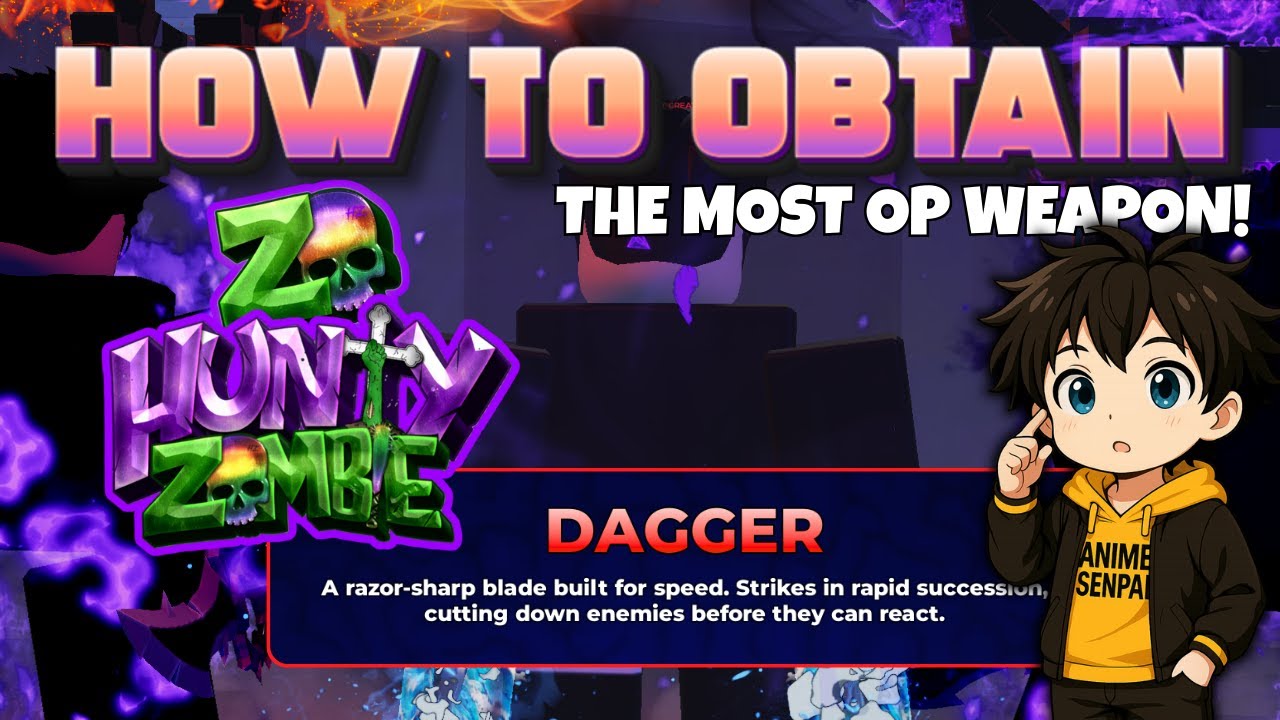 Getting The Most (OP WEAPON DAGGER) in Just ONE DAY! *CODES* | HUNTY ZOMBIES - YouTube