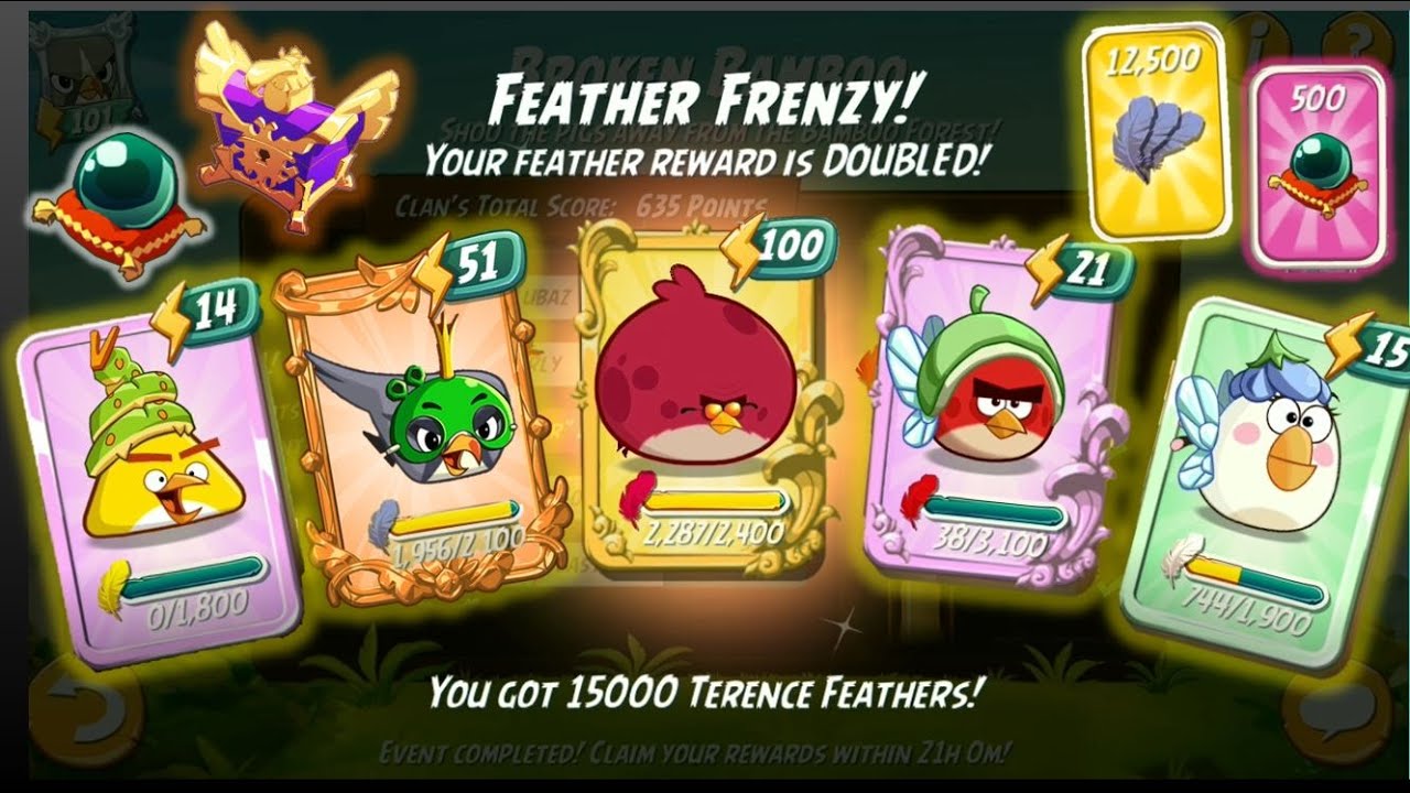 Feather Frenzy ! - Angry Birds 2 Game - Legendary Treasure Chest, Gems ...