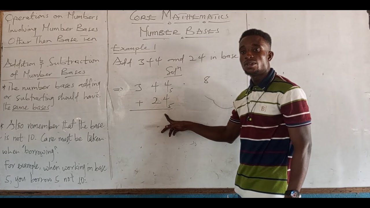 Addition And Subtraction of Number Bases - YouTube