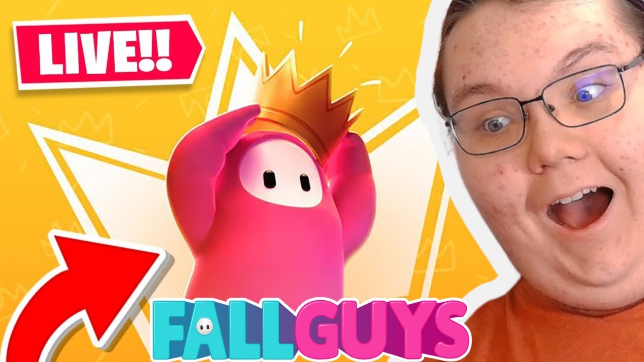 🔴LIVE - PLAYING FALL GUYS - VIEWERS CAN JOIN!! - YouTube