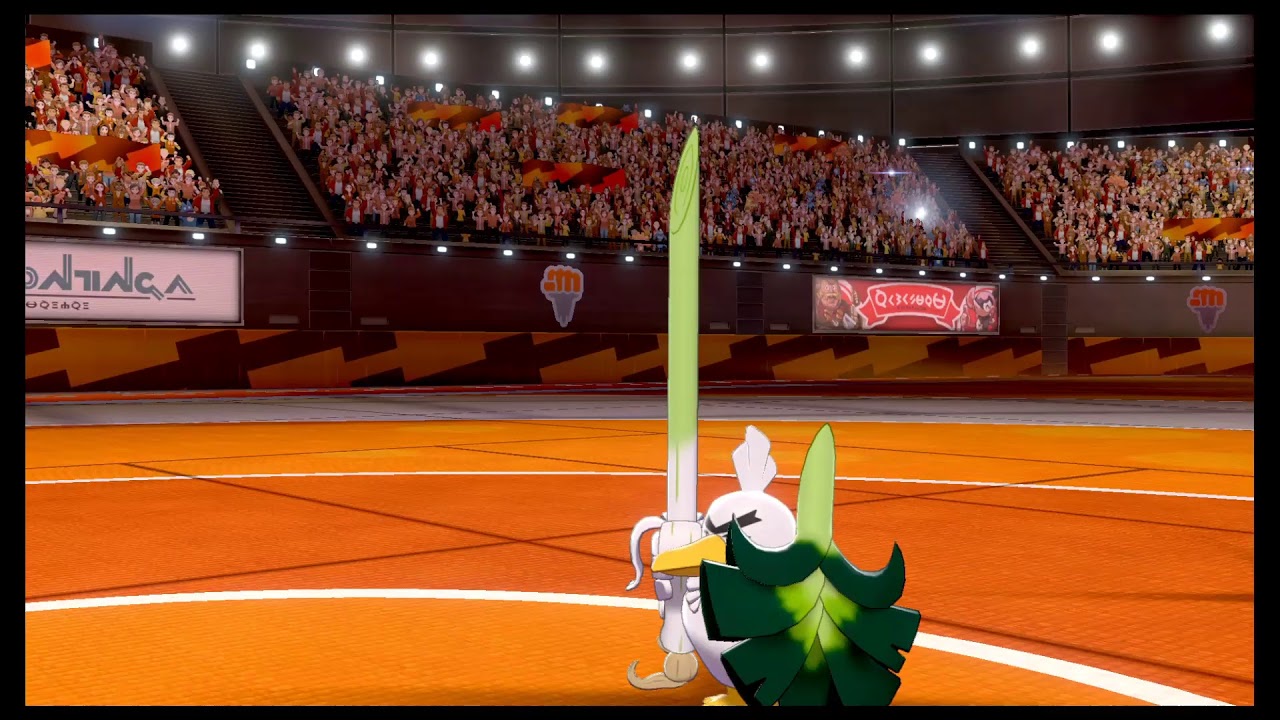 pokemon sword fourth gym challenge in a surprise locke? - YouTube