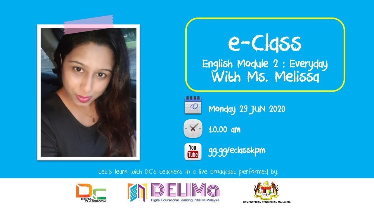 English Y3 : Modules 3 Everyday with Ms. Melissa - YouTube