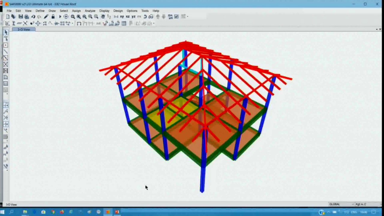 การประยุกต์ใช้โปรแกรม SAP2000 (v.21) เพื่อการออกแบบอย่างมืออาชีพ รุ่น ...