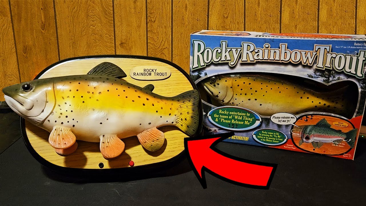 Pro-Motions Animated Rocky Rainbow Trout Review - YouTube