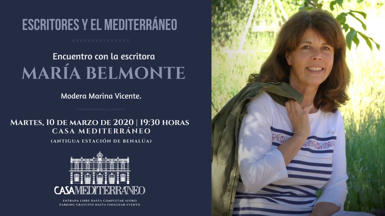 Escritores y el Mediterráneo: María Belmonte - YouTube