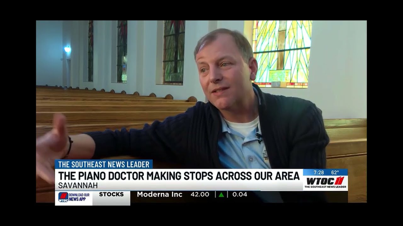 The Piano Doctor on CBS - WTOC Savannah, GA - Traveling piano ...