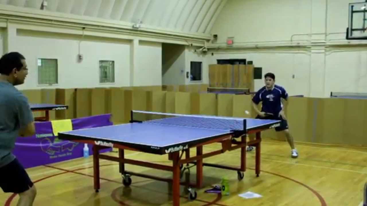 Table Tennis Club Match Play Raj vs Chris - YouTube