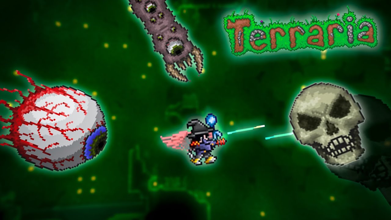 Победил трёх боссов за одно видео [НАРЕЗКА] Terraria #3 - YouTube