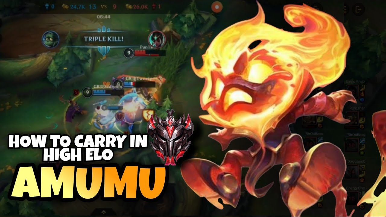 Wild Rift AMUMU : HOW TO WIN WITH AMUMU IN HIGH ELO | GRAND MASTER ...