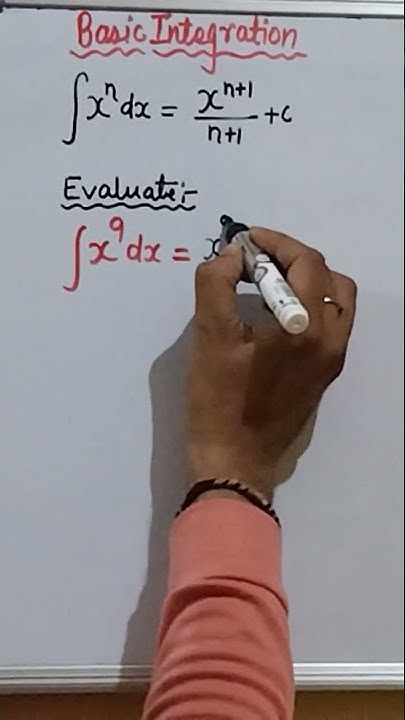 Basic integration formula - YouTube