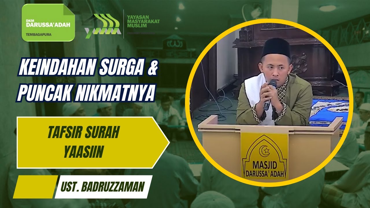 Keindahan Surga & Puncak Nikmatnya dalam Tafsir Surah Yaasiin | Ust ...