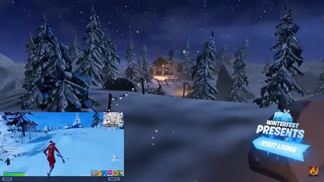Christmas Musics (with Fortnite winterfest background) [LIVE] - YouTube