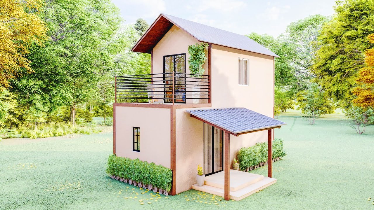 (3.5x8 Meters) Two Storey ORIGINAL Small and TINY House Design | 1 ...