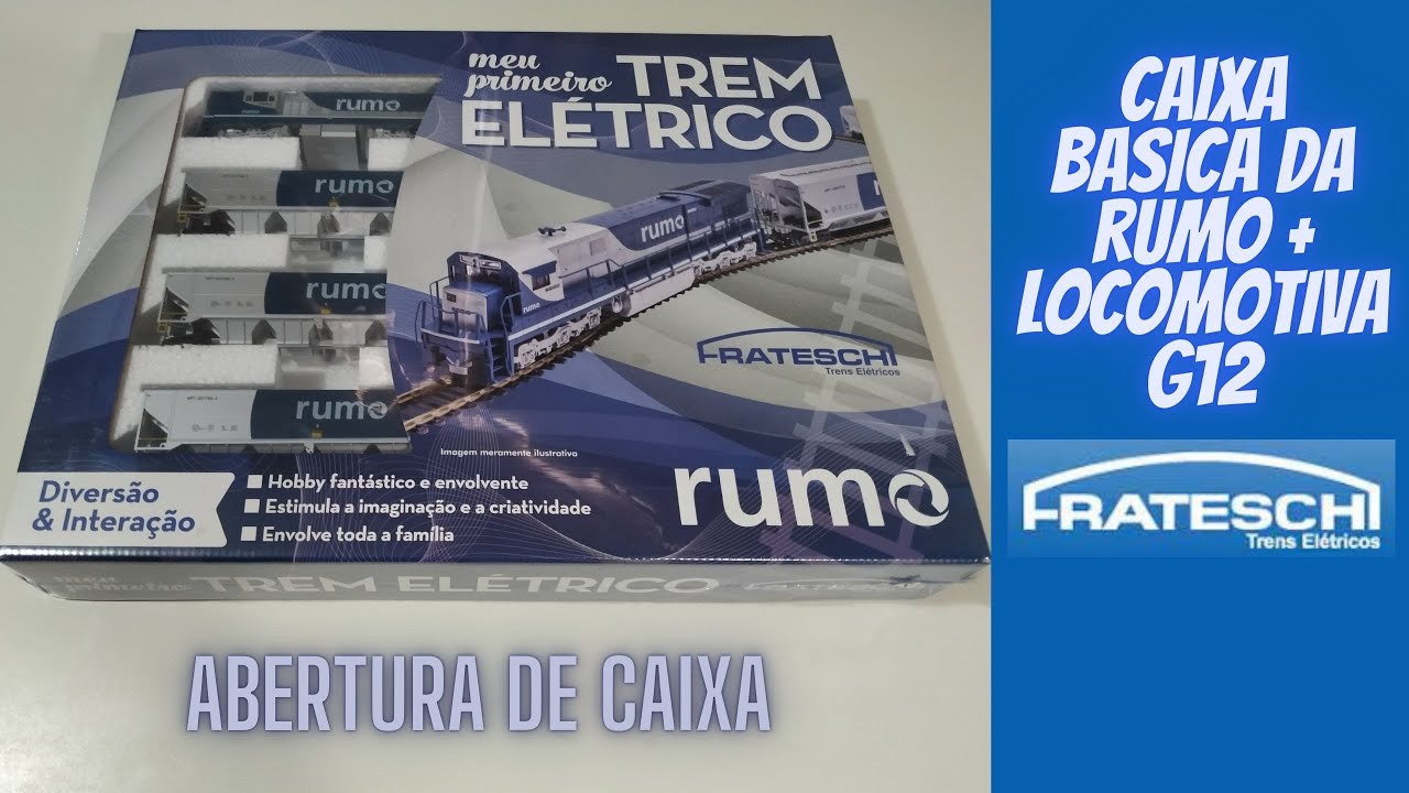 Caixa Básica da Rumo com Locomotiva G12 - YouTube