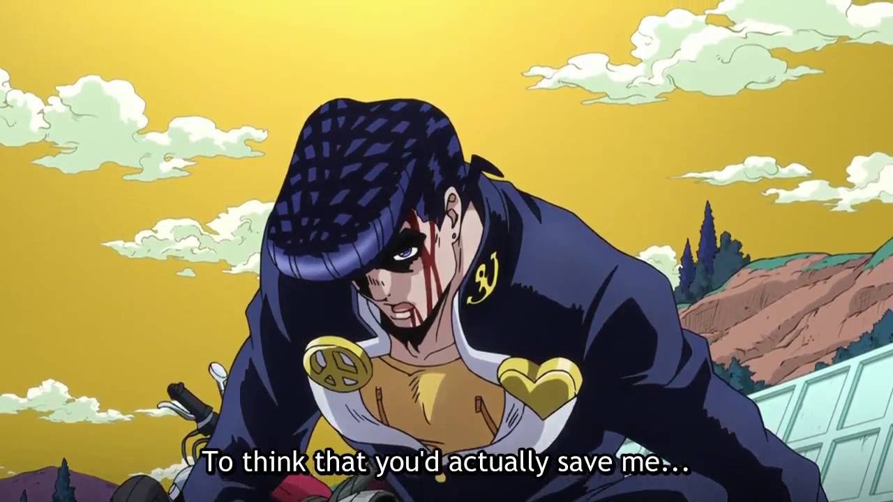 JJBA Diamond is Unbreakable - Rohan and Josuke's Bro Moment - YouTube