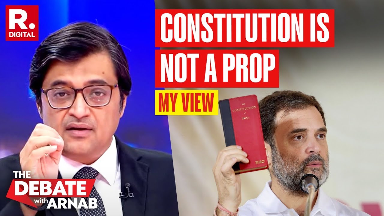 Rahul Gandhi Using Blank Copies Of Constitution As A Prop Is A Cardinal ...
