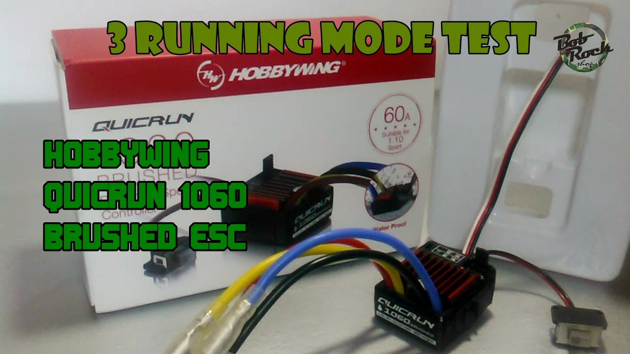 Review 3 Running Mode Test Hobbywing ESC [Drag Brake Test] - YouTube