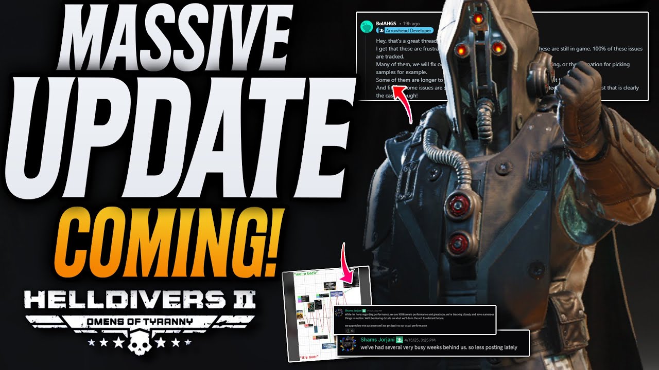 Helldivers 2 HUGE Update Coming! Get Ready For It! - YouTube