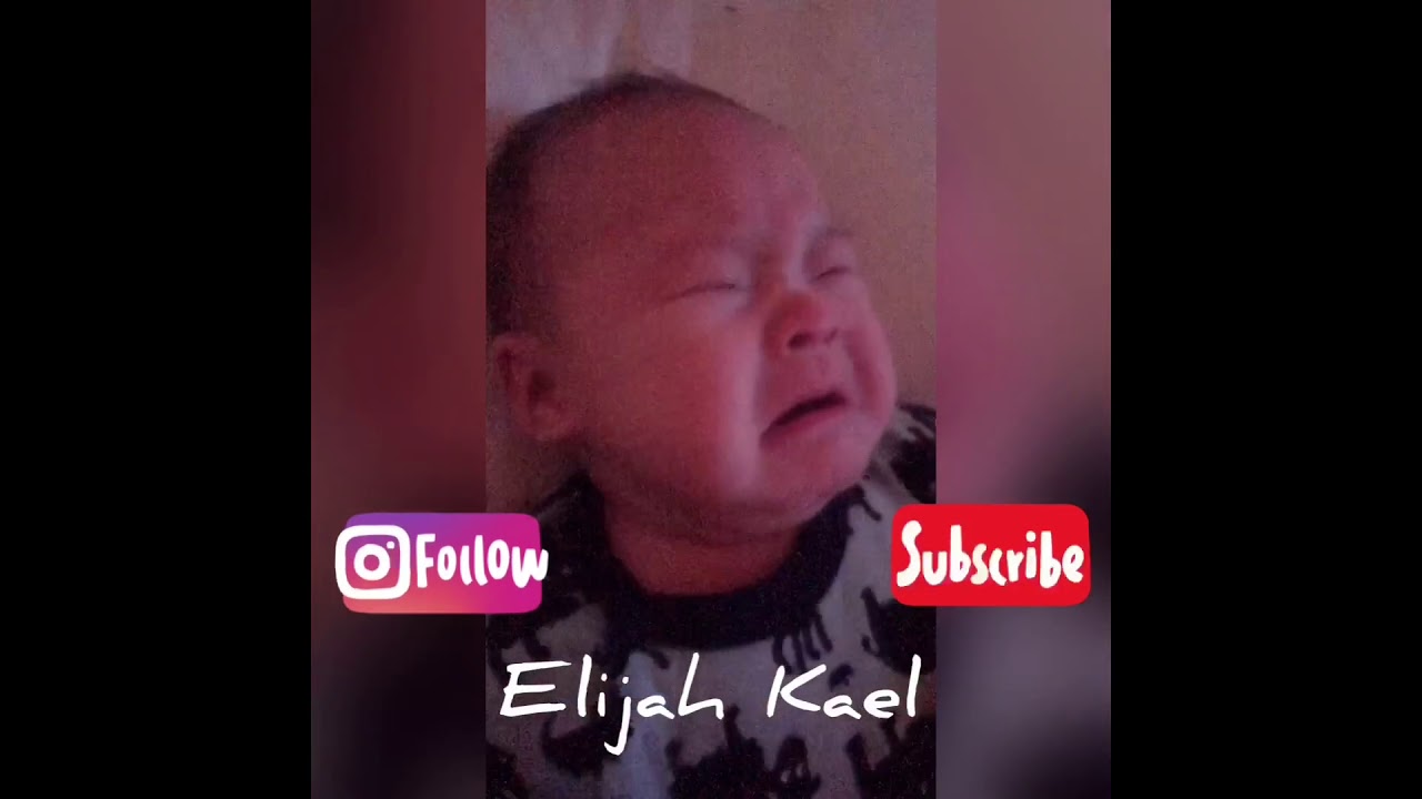 Cute baby Kael cries /カワイイ ケイル君の鳴き声 - YouTube