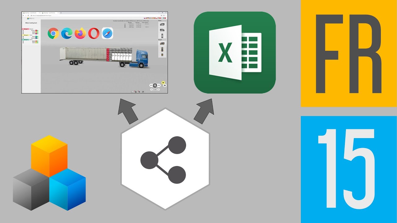 Partage à l'aide du lien public ou du fichier Excel - YouTube