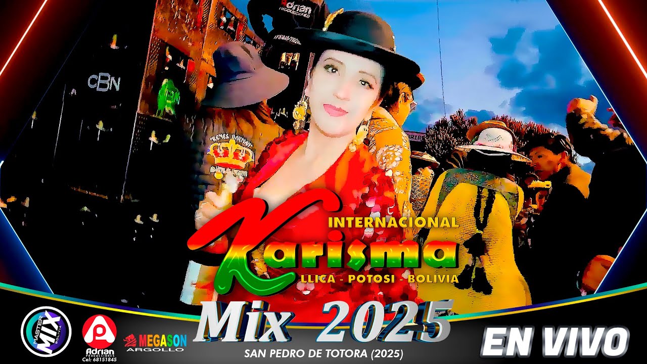 Karisma de Llica en Vivo Mix 2025 (San Pedro de Totora 2025) / Master ...