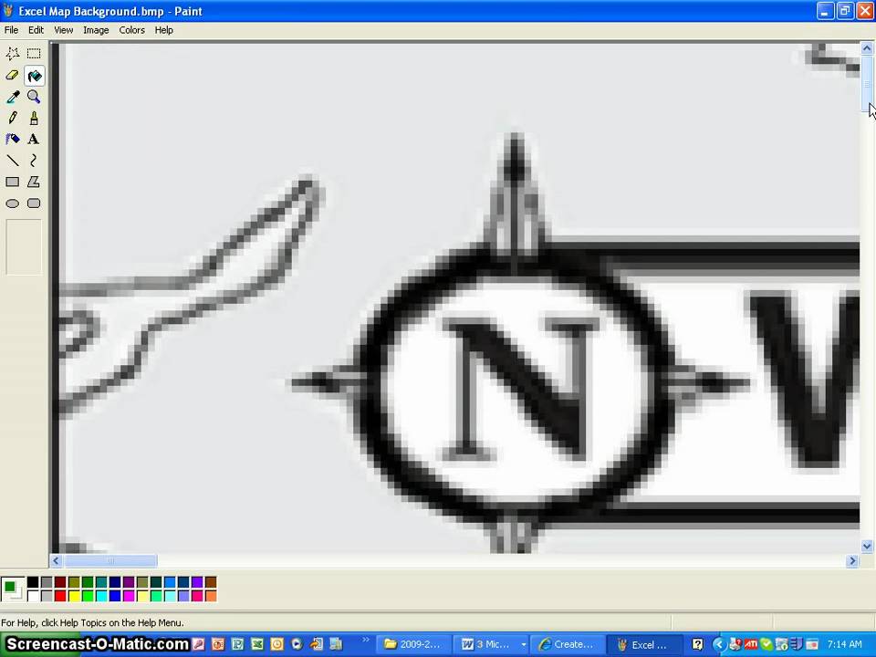 how to color your map in paint - YouTube