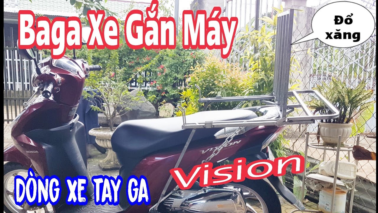 Baga Chở Hàng Đa Năng Được Gắn Trên Xe Vision | Dòng Xe Tay Ga | Tâm ...