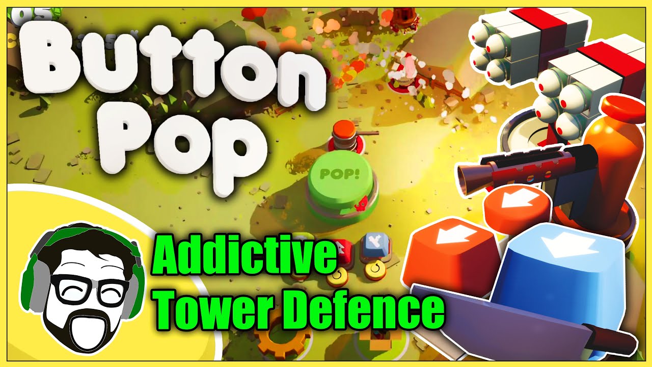 A Unique Tower Defence Game - Button Pop - YouTube