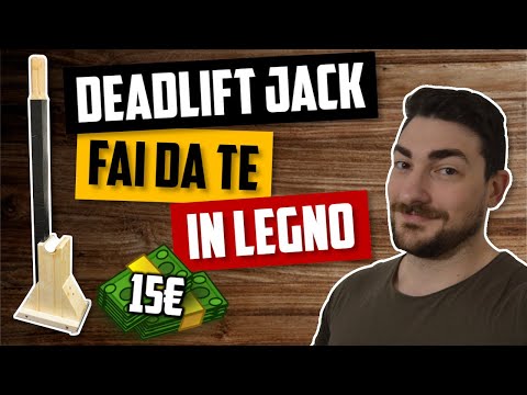 Come Costruire un DEADLIFT JACK in LEGNO Fai Da Te - TUTORIAL Home Gym ECONOMICA
